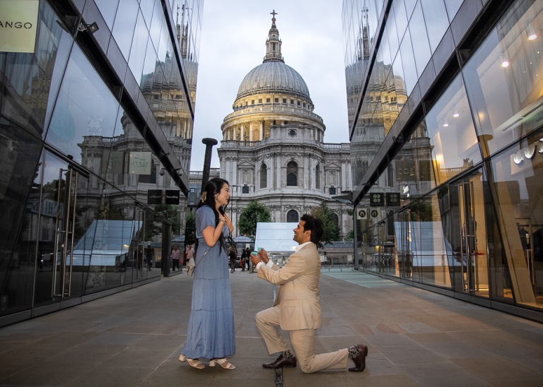 London Proposal Photographer | Professional Surprise Proposals